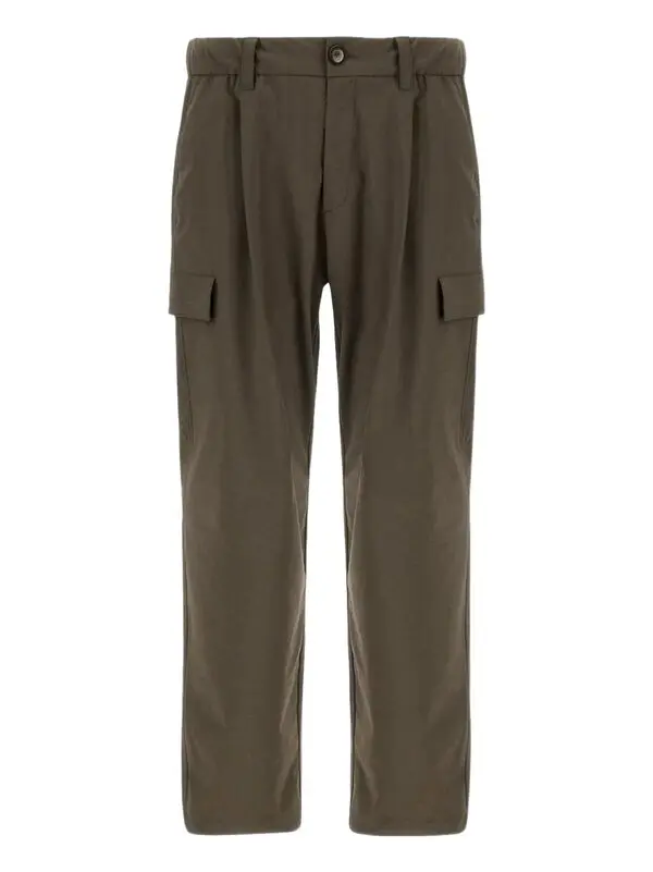 Herno Cargo Pants With Utility Pockets - Brown