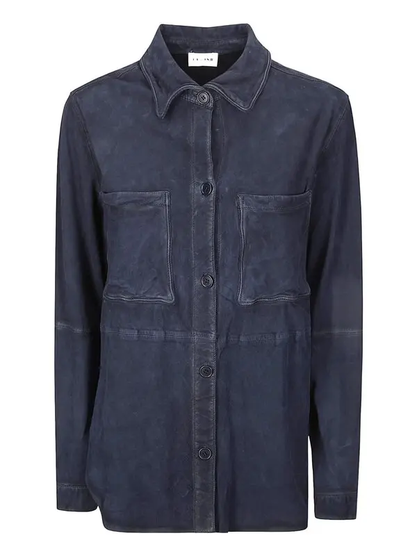 P.a.r.o.s.h Button-up Shirt With Patch Pockets - Black