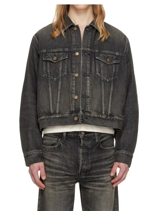 Fear Of God Long Sleeve Denim Jacket - Black