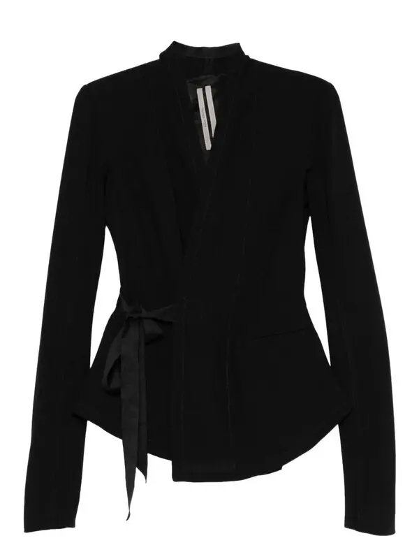 Rick Owens Wrapped Jacket - Black