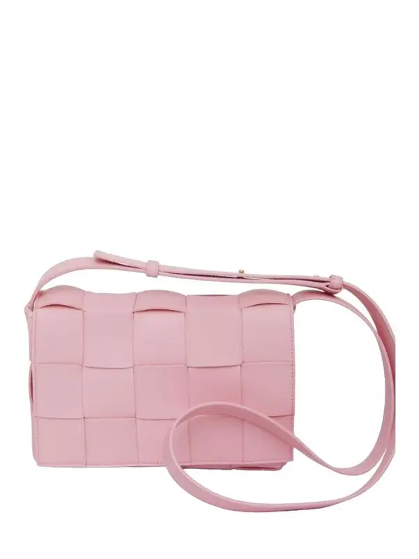 Bottega Veneta Cassette Zipped Shoulder Bag - Ribbon Powder