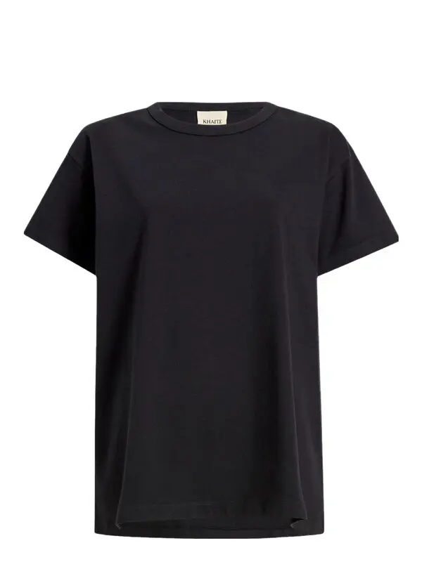 Khaite Maeve Organic Cotton T-shirt - Black