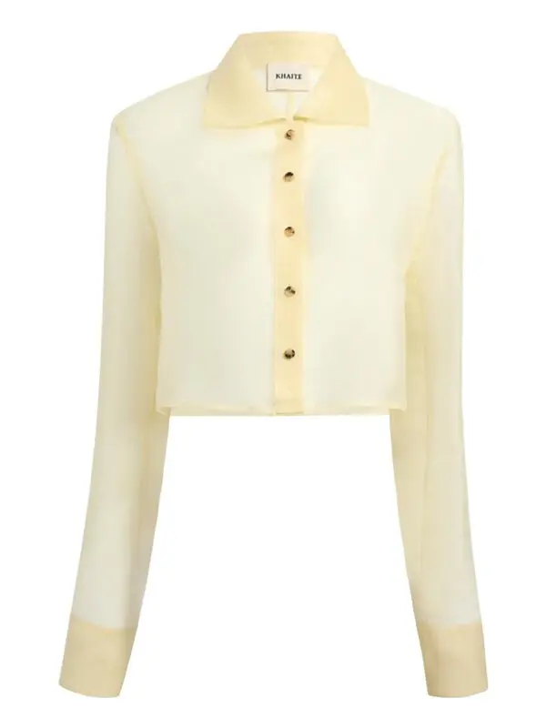 Khaite Jasen Cropped Top - No