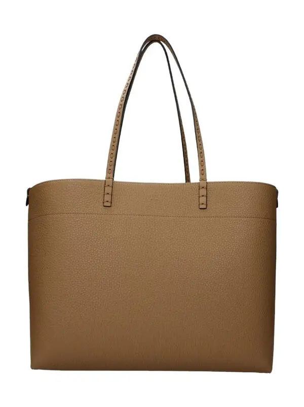 Fendi Roll Medium Tote Bag - Brown