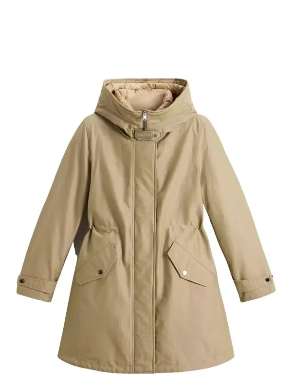 Woolrich Parka Coat - Nude