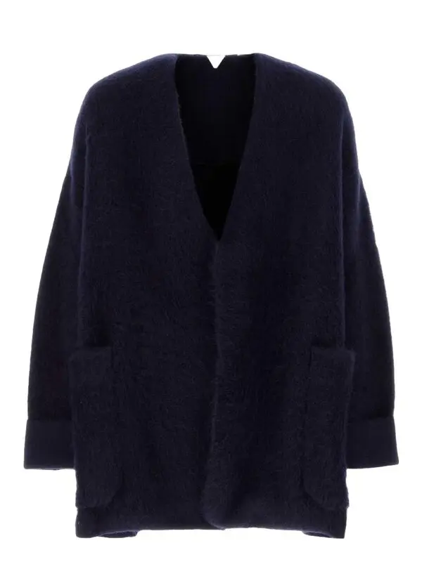 Bottega Veneta V-neck Knitted Cardigan - Blue