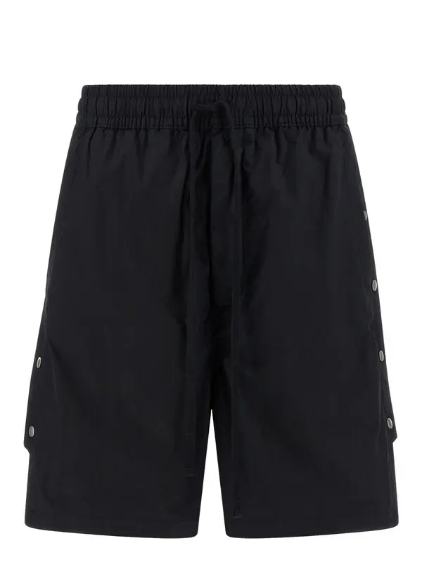 THOM KROM 33 Snap Detail Shorts - Black