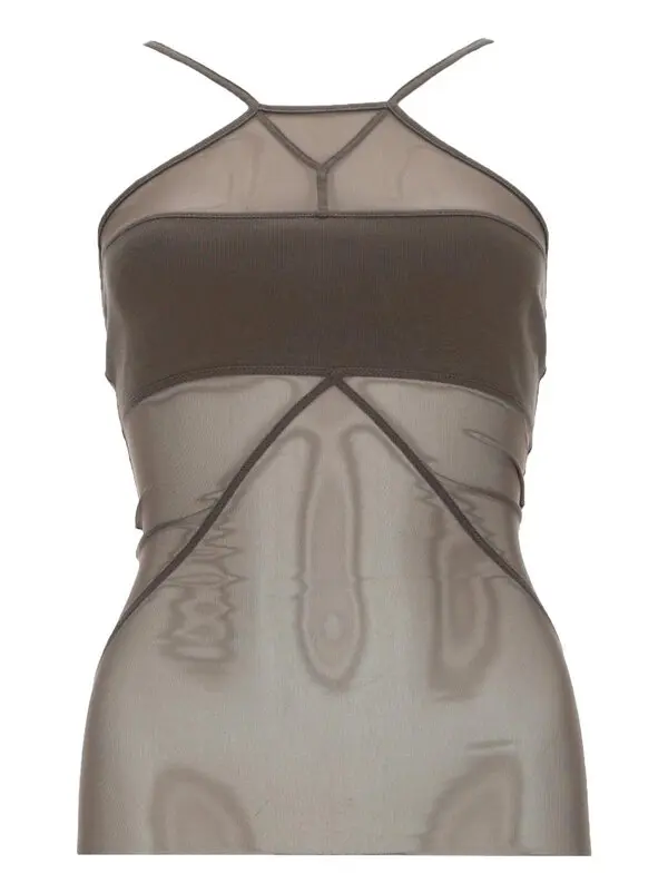 Rick Owens Off-shoulder Tank Top - Gray
