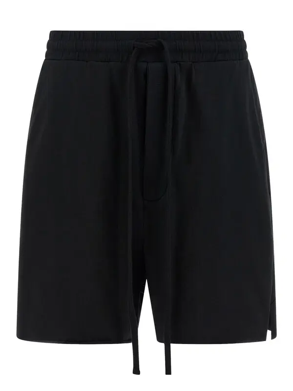 THOM KROM 513 Asymmetric Bermuda Shorts - Black