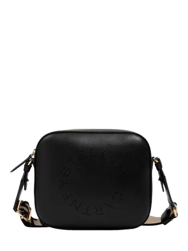 Stella McCartney Logo Mini Crossbody Bag - Black