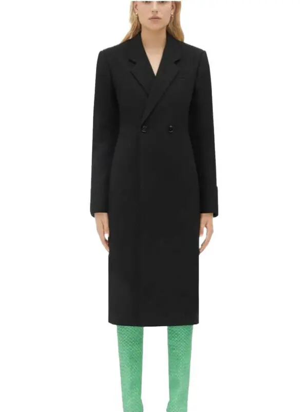 Bottega Veneta Structured Coat - Black
