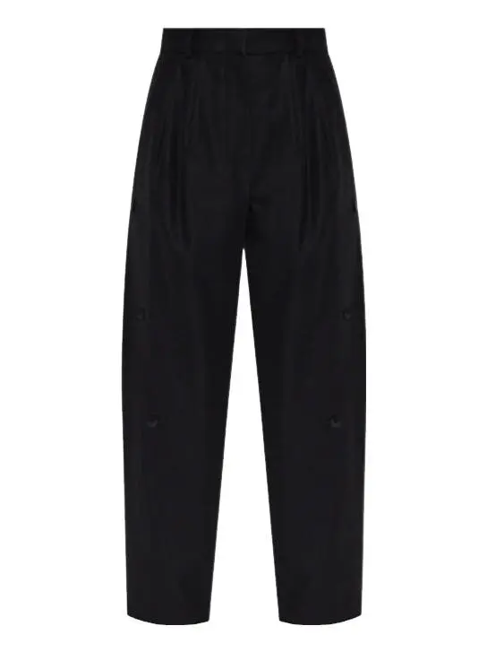 Max Mara Pleat-detail Trousers - Black
