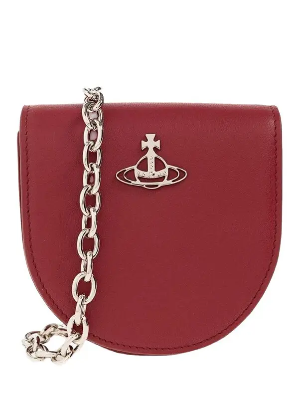 VIVIENNE WESTWOOD Logo Shoulder Bag - Red