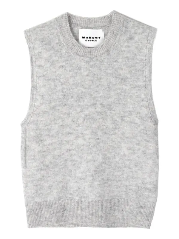 Isabel Marant Étoile Sleeveless Knitted Vest - Gray