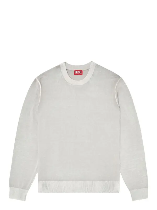 DIESEL® K-clarence-b Reverse-printed Jumper - Ash