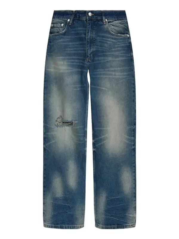 MISBHV Frayed Knee Jeans - Blue