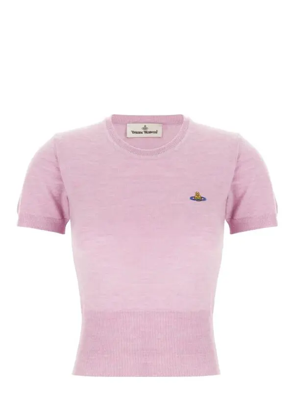 VIVIENNE WESTWOOD Short-sleeved Pullover - Pink