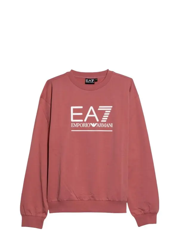 EA7 Long-sleeve Sweatshirt With Crewneck - Pink