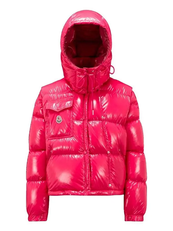 Moncler Karakorum Short Down Jacket - Purple-red