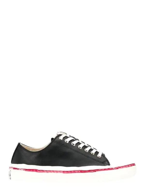 Marni Leather Lace-up Sneakers - Black