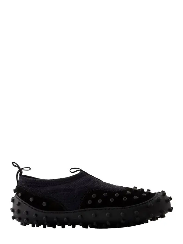 Sunnei Studded Slip-on Sneakers - Black