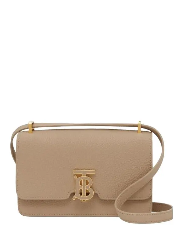 Burberry Mini Tb Shoulder Bag - Brown