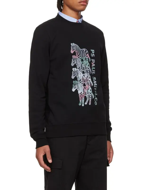 Paul Smith Zebra Stack Pullover - Black