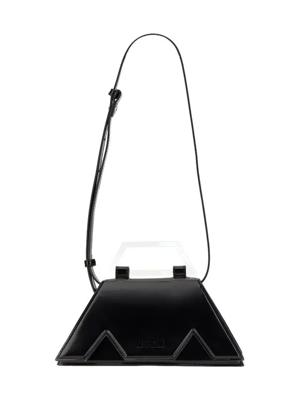 MSGM Debossed-logo Hand Bag - Black