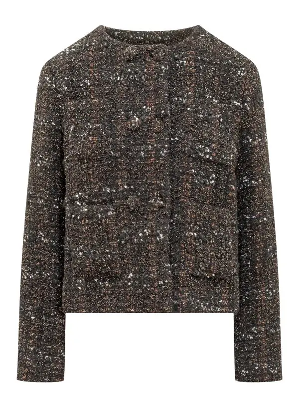 Fabiana Filippi Embellished Blazer - Black