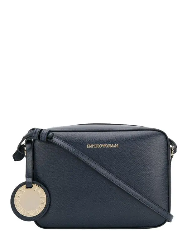 Emporio Armani Textured Camera Bag - Black