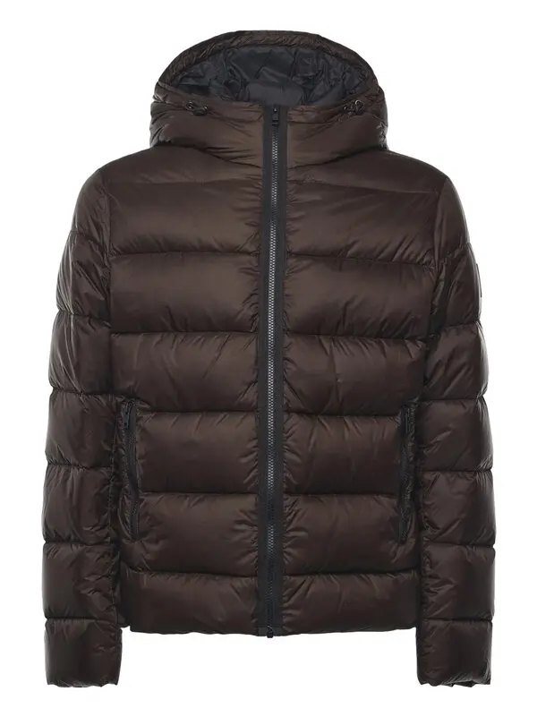 FAY Double-zip Hooded Jacket - Black