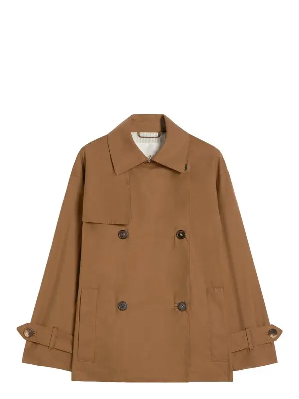 Max Mara Mtczeno Double-breasted Jacket - Tobacco Color