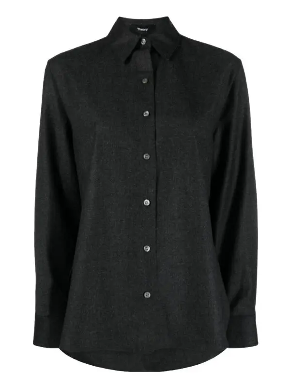 Theory Long Sleeve Shirt - Black