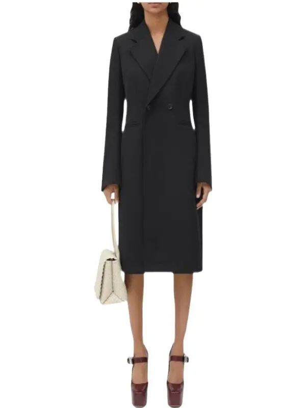 Bottega Veneta Compact Coat - Black