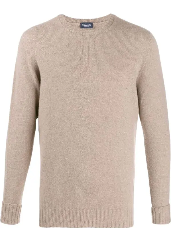 DRUMOHR Ribbed Knit Pullover - Nude