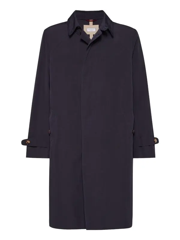 Brunello Cucinelli Water-resistant Trench Coat - Navy Blue