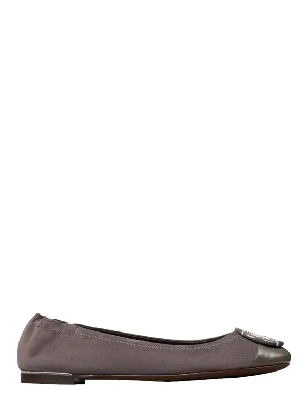 Tory Burch 10mm Logo-plaque Ballerina Flats - Black