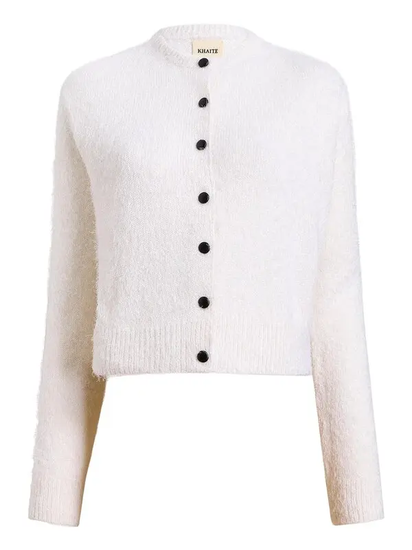 Khaite Button-fastening Cardigan - White