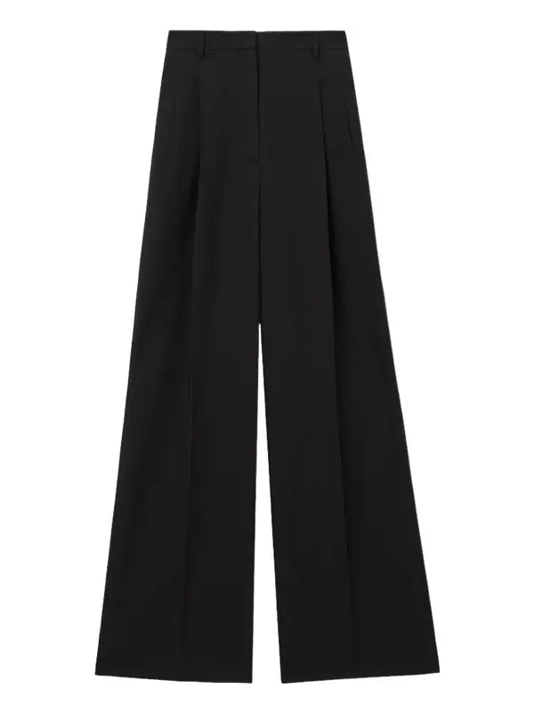 Burberry Pleat Detailed Tailored Trousers - Black