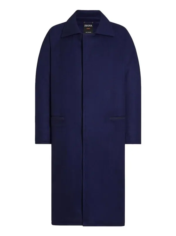 Zegna Oasi Coat - Dark Blue