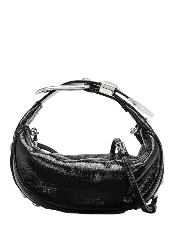 Marc Jacobs The Crinkle Patent Party Bag By - Black