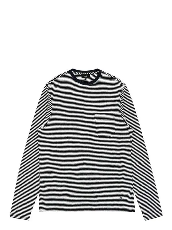 Dunhill Striped Long-sleeved T-shirt - Black