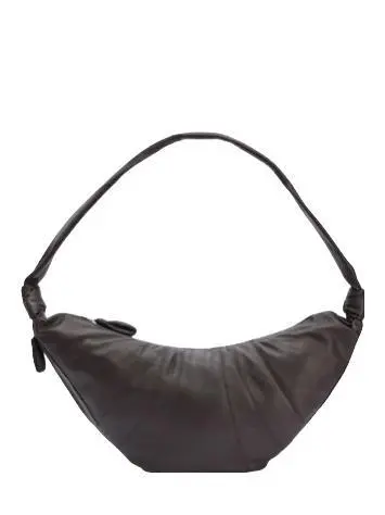 LEMAIRE Large Croissant Bag - Dark Chocolate