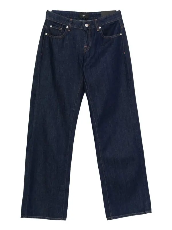 7 For All Mankind Cotton Jeans - Black