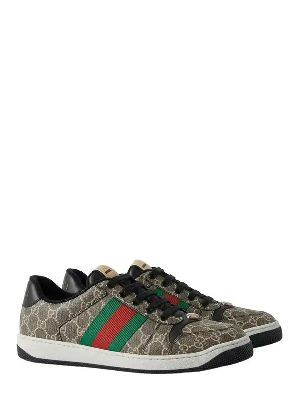 Gucci Screener Low-top Sneakers - Black