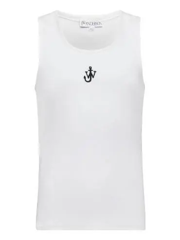 J.W.ANDERSON Anchor Logo Tank Top - White