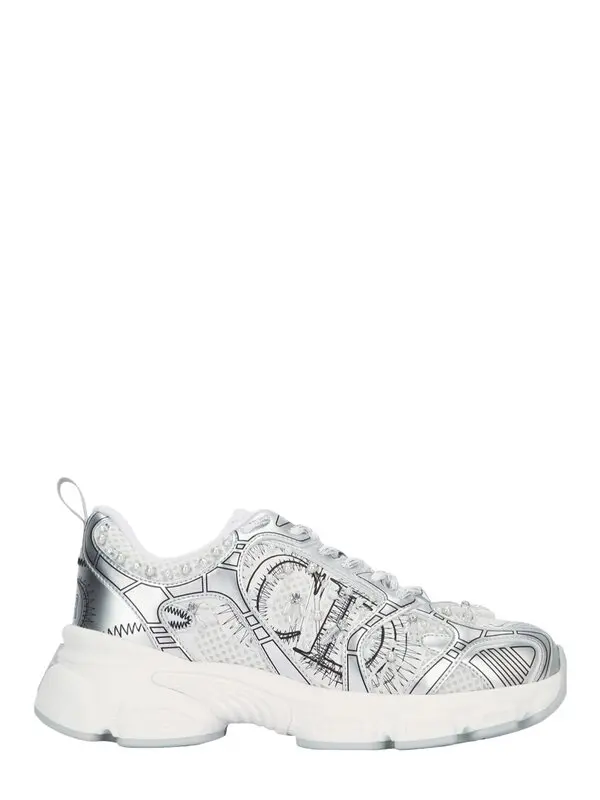 Dior Lace-up Sneakers - White