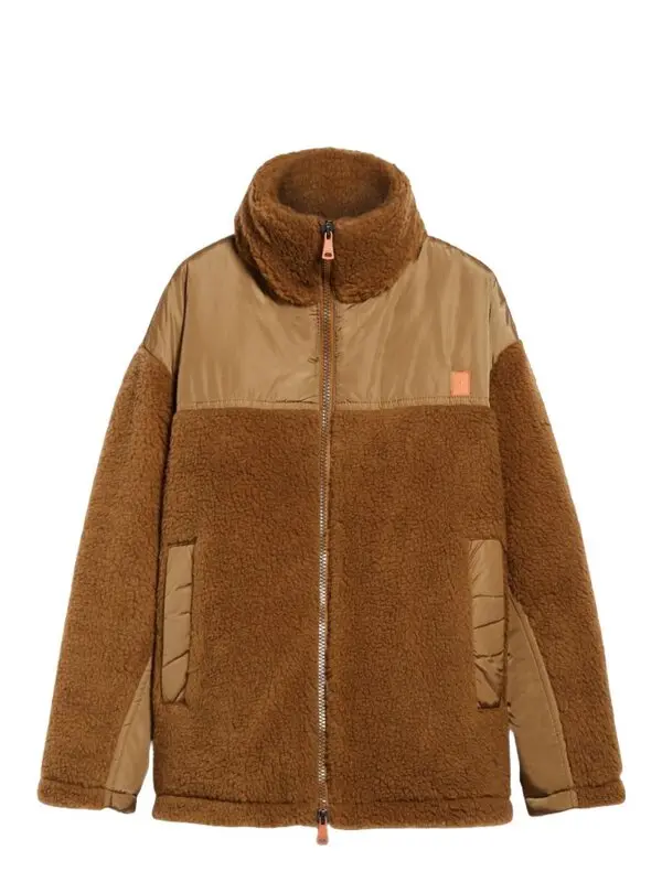 Max Mara Logo Down Jacket - Brown