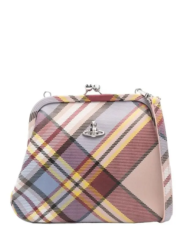 VIVIENNE WESTWOOD Orb Plaque Clutch Bag - Nude