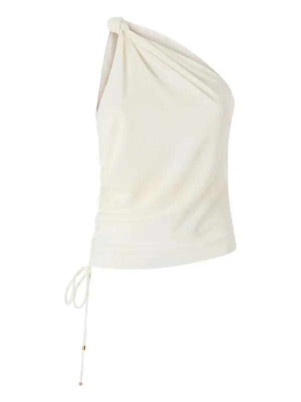 Pinko One-shoulder Knot Detail Top - No